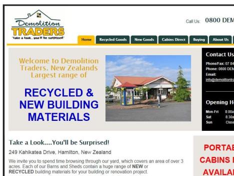 www.demolitiontraders.co.nz | Demolition Traders Official Website
